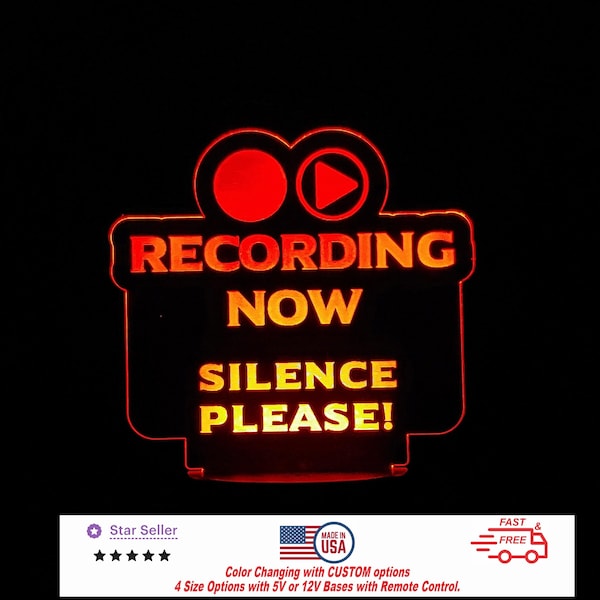 Recording Light - Etsy