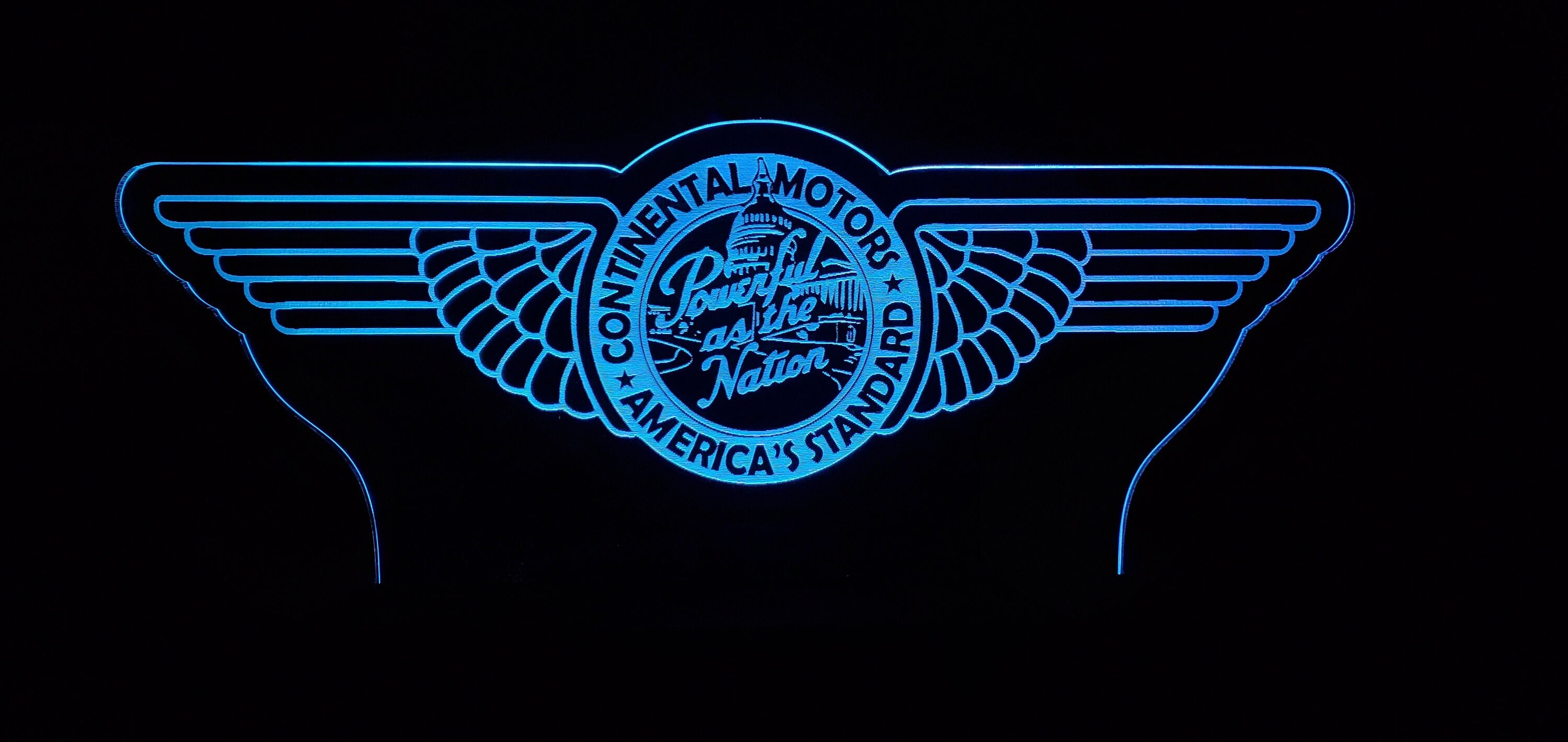 Vintage Continental Motors Logo LED Light Lamp/sign | Etsy