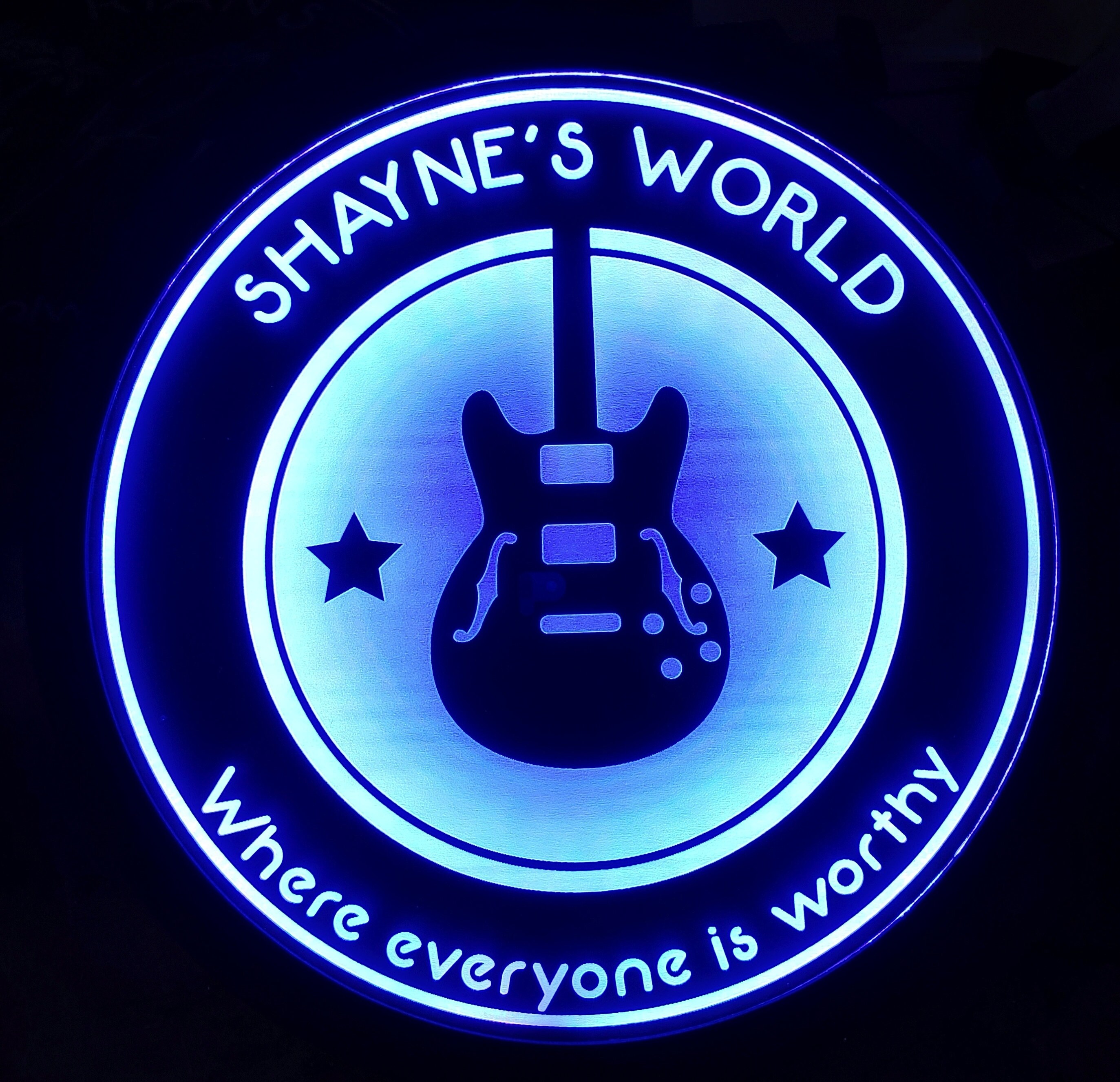 Custom Music Instrument Guitar Sign LED Wall Sign Neon Like - Etsy