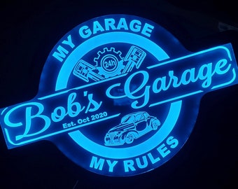 Custom Garage Sign | Etsy