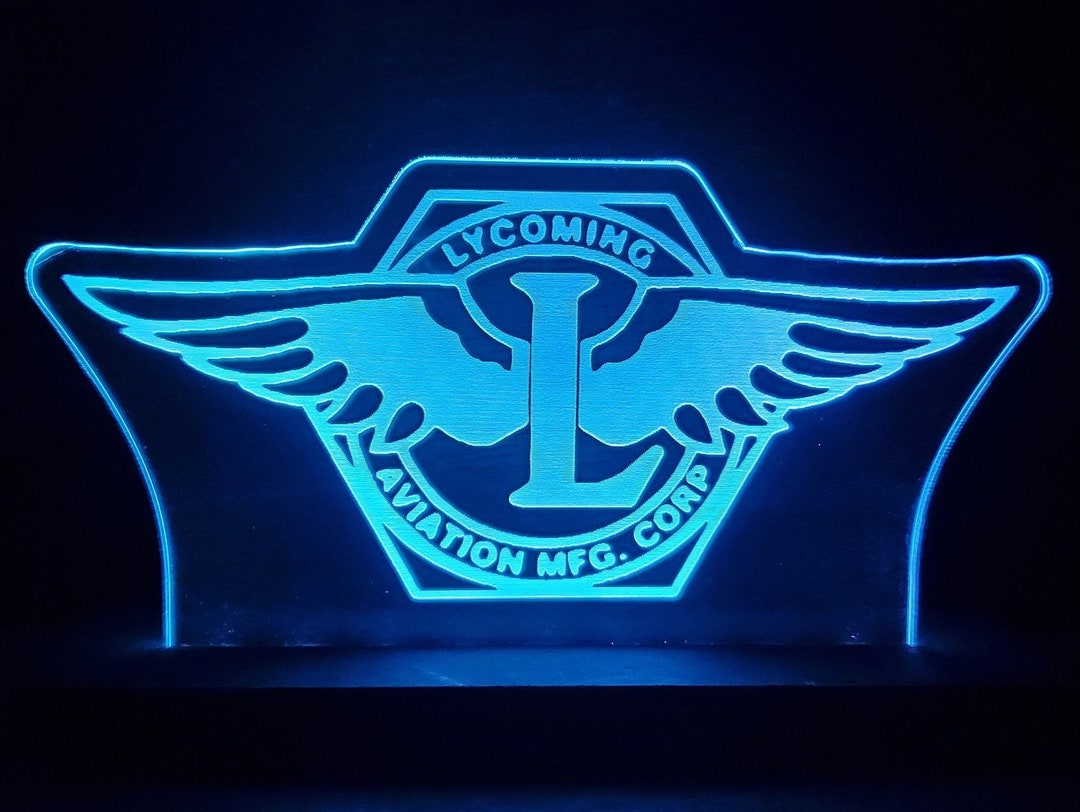 Vintage Lycoming Logo LED Sign – Color Changing Light, Made in USA - Etsy