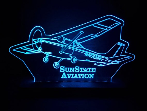 Cessna 172 LED Light Lamp/sign With Customizable Tail Number | Etsy