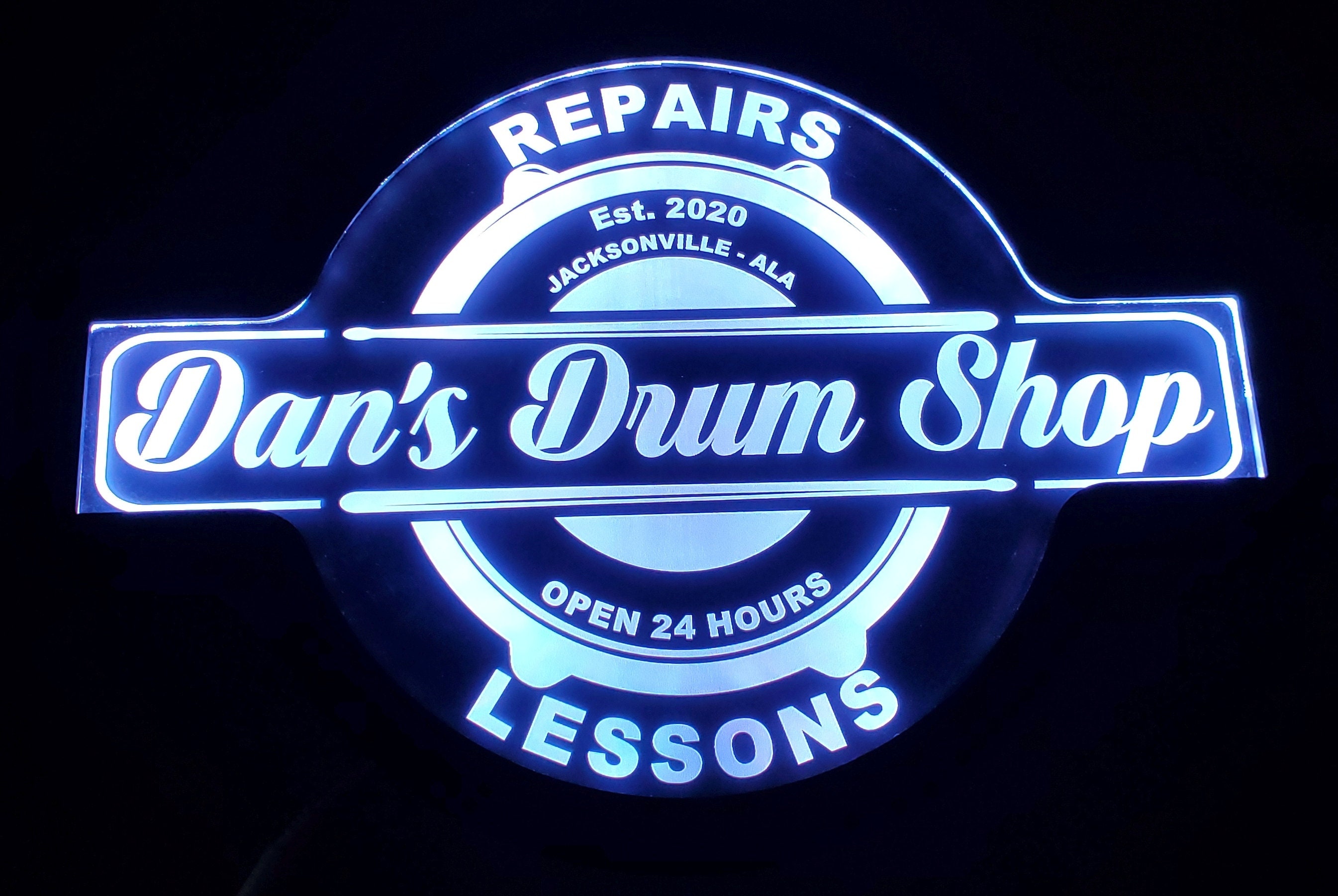 Custom Sign Sound Studio Music Instrument Band Led Wall Sign | Etsy