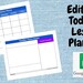 Printable & Editable Toddler Lesson Planner - Etsy