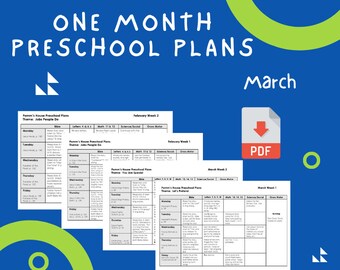 Preschool Lesson Plans for October - Bible Based - Learn Through Play ...