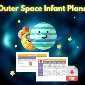 Outer Space Printable Infant Lesson Plans for Baby - Learning Through ...