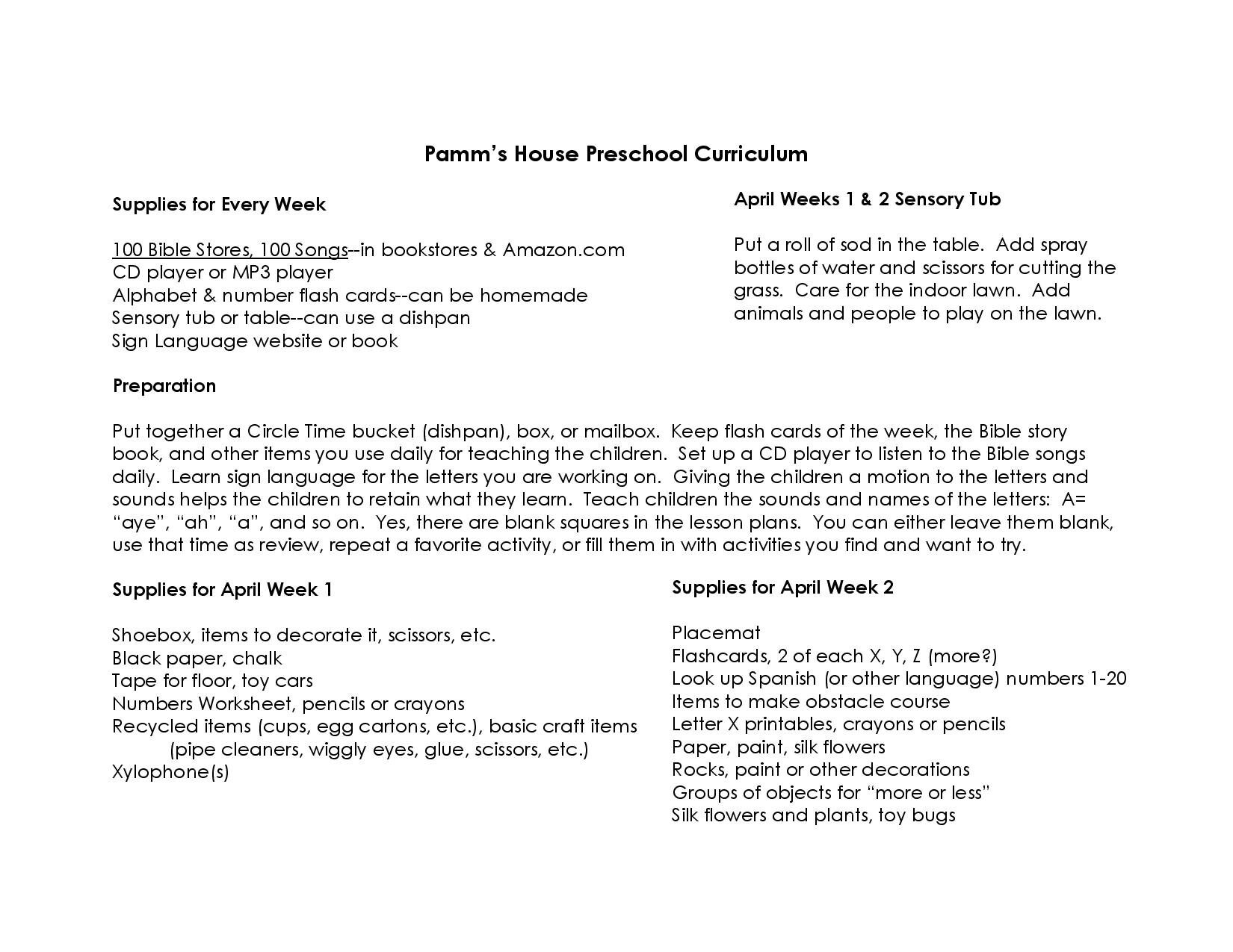 A Year of Preschool Plans - Fun and Easy - Learn Through Play - Perfect ...