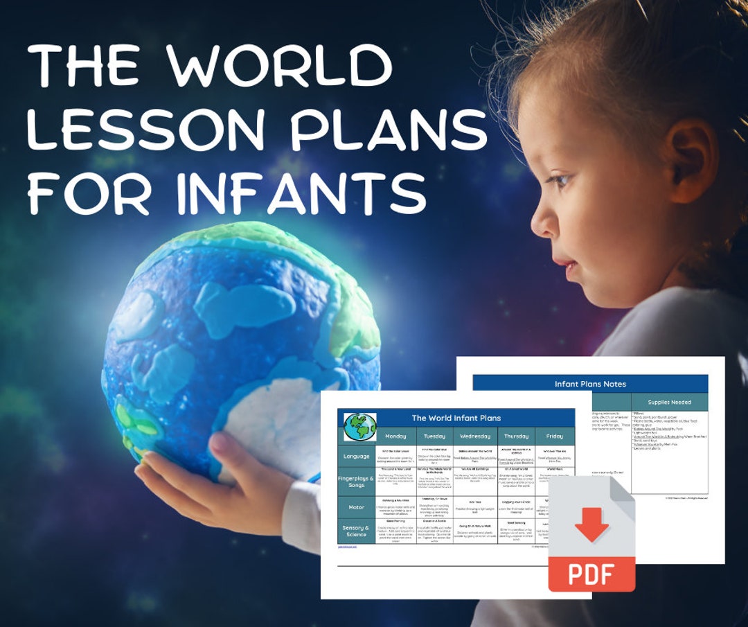 The World Infant Lesson Plans for Baby - Learning Through Play - Etsy