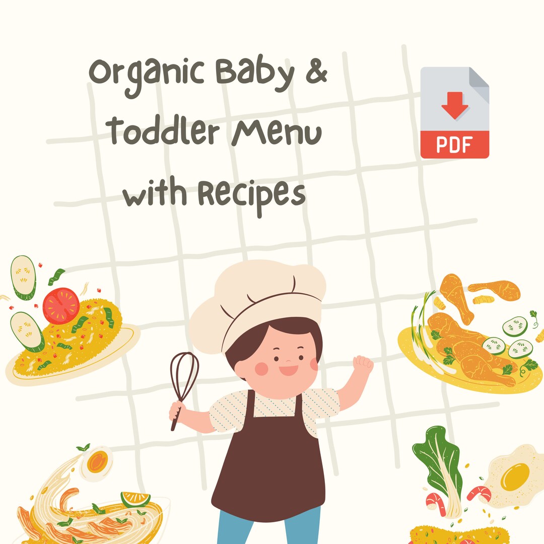 Organic Menu With Recipes for Babies and Toddlers- for Family or ...