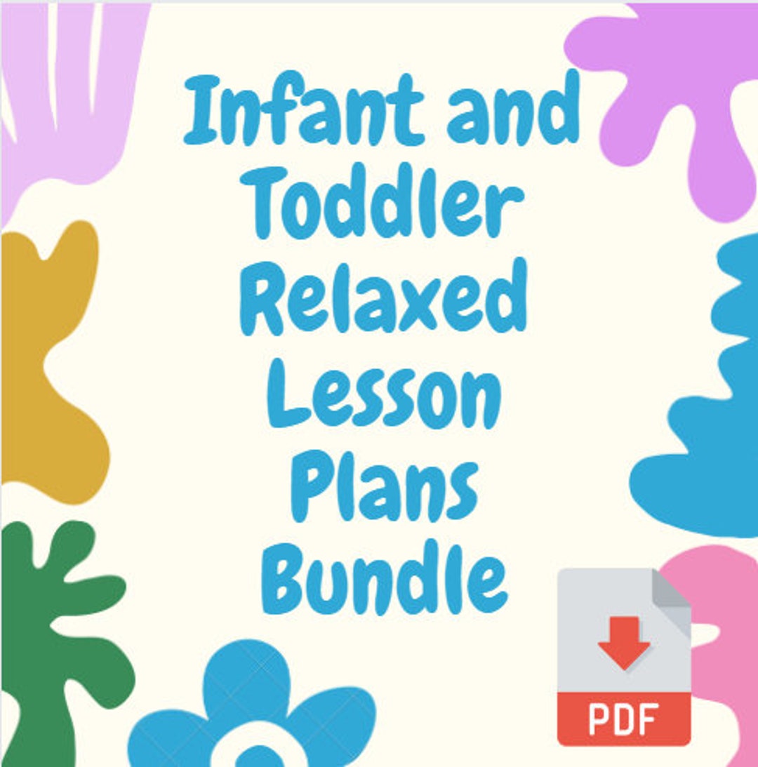 3 Sets of 36 Weeks of Relaxed Weekly Lessons Plans for Infants ...