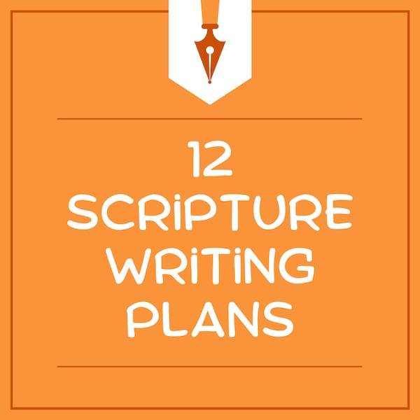 Free Scripture Writing Plans - Etsy