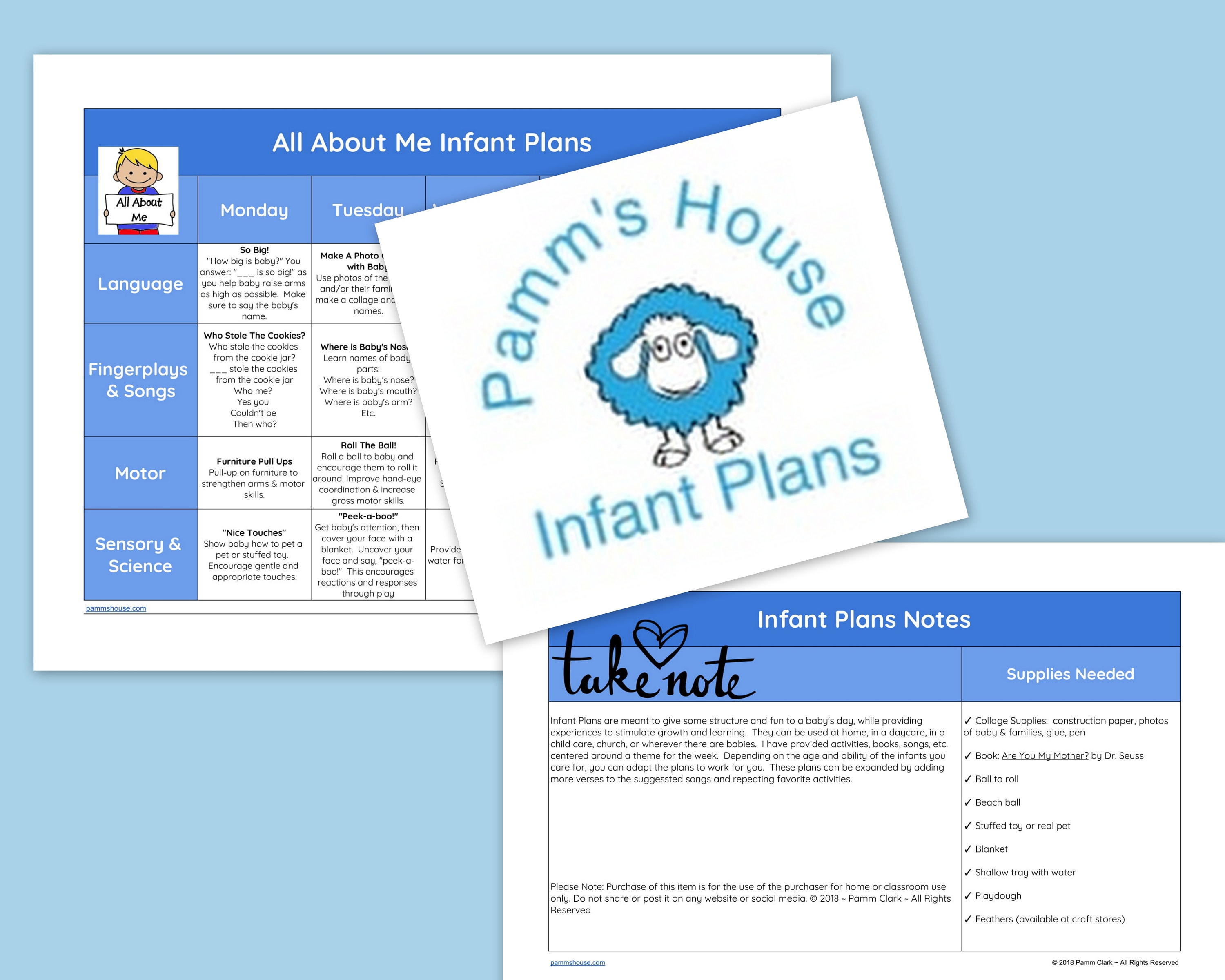 All About Me Infant Lesson Plans | Printable Baby Curriculum | Ages 1 ...