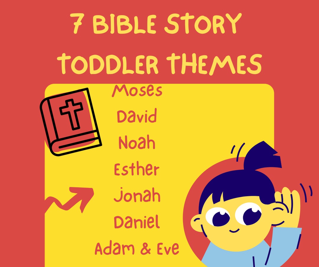 Seven Bible Story Toddler Themes - Printable Toddler Theme - Learning ...