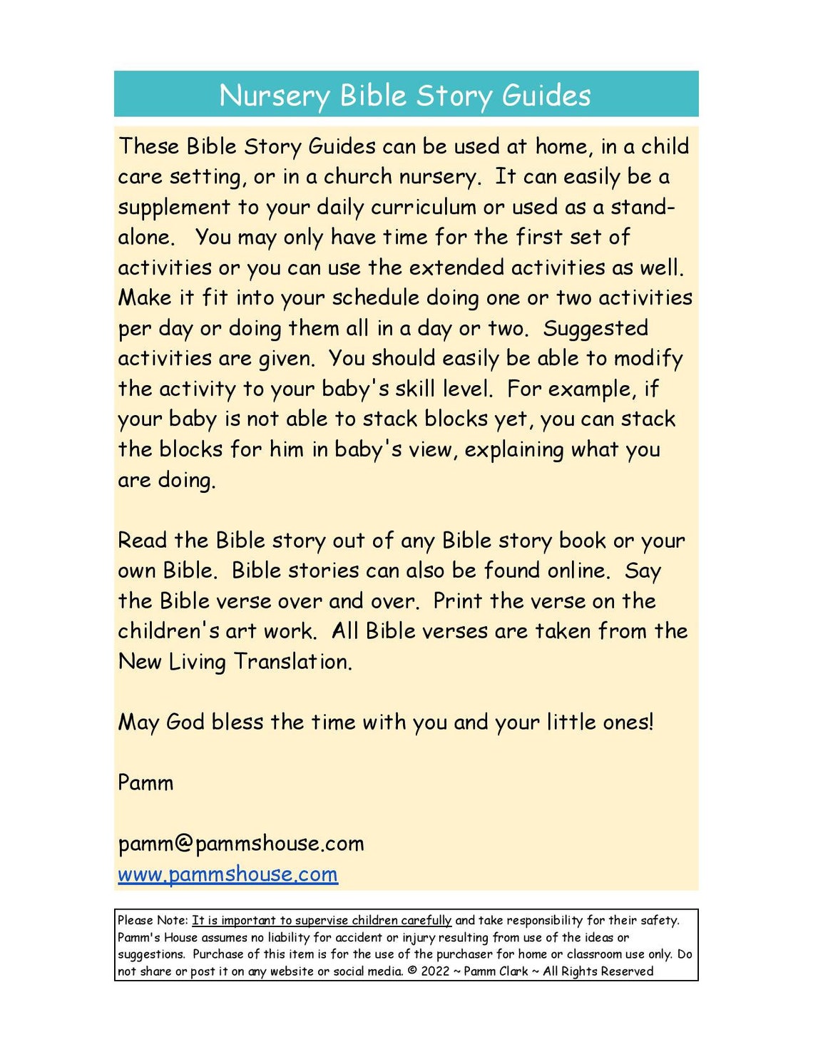 Adam and Eve Printable Lesson Plans for Nursery - Ages 1 Month - 24 ...