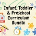 Infant, Toddler, and Preschool Curriculum Bundle - Three Years of ...