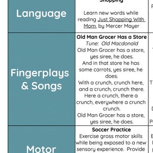 Infant Lesson Plans for Baby - My Community - Printable - Learning ...
