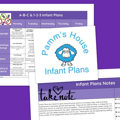 Nursery Rhymes Printable Infant Lesson Plans for Baby - Etsy