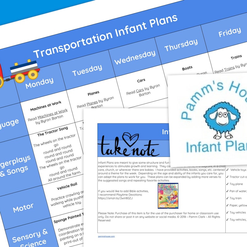 1 Year Old Lesson Plans - Etsy