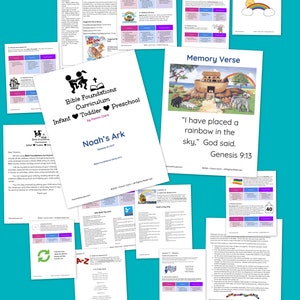 Noah's Ark Foundations Curriculum for Infants, Toddlers & Preschoolers ...