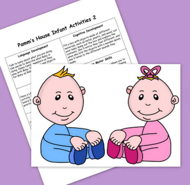 Infant Activities 1, 2 & 3 Bundle - Printable Plans - Learning Through ...