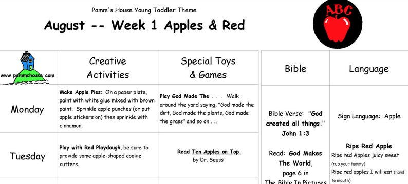 Infant, Toddler, and Preschool Curriculum Bundle - Three Years of ...