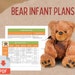 Bear Printable Infant Lesson Plans for Baby - Learning Through Play - Etsy