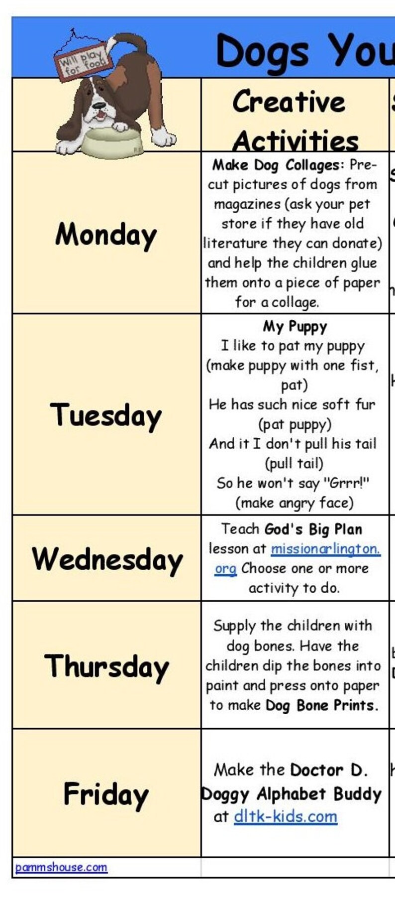 Perros - Tema imprimible para niños pequeños - Aprender jugando - Etsy ...