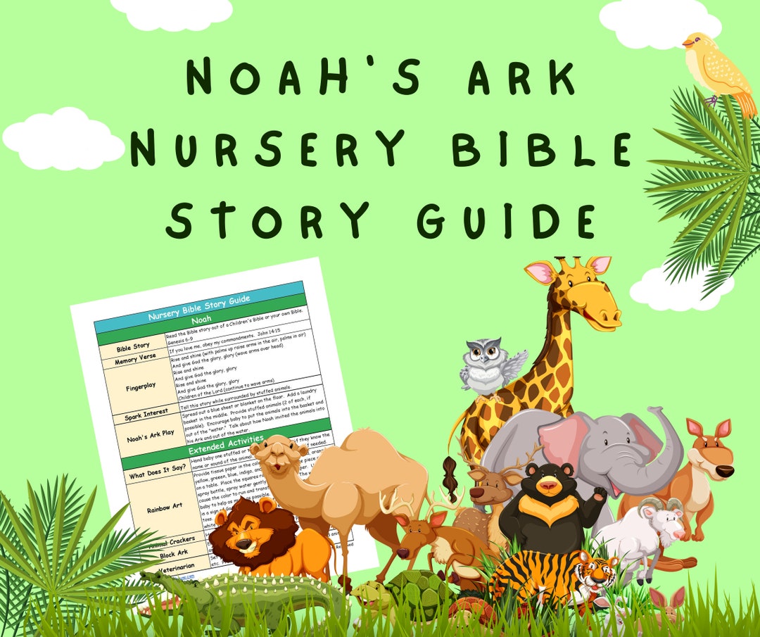 Noah's Ark Printable Lesson Plans for Nursery - Ages 1 Month - 24 ...