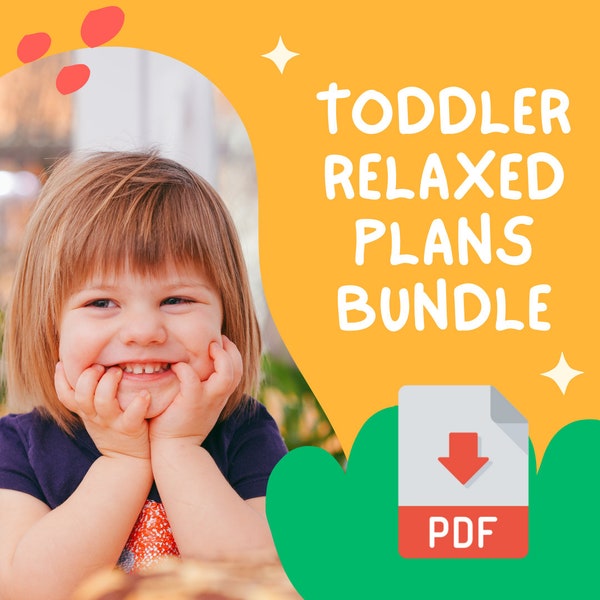 2 Year Old Lesson Plan - Etsy