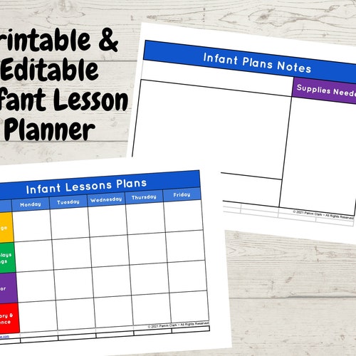Infant Lesson Plans for Baby My Community Printable - Etsy