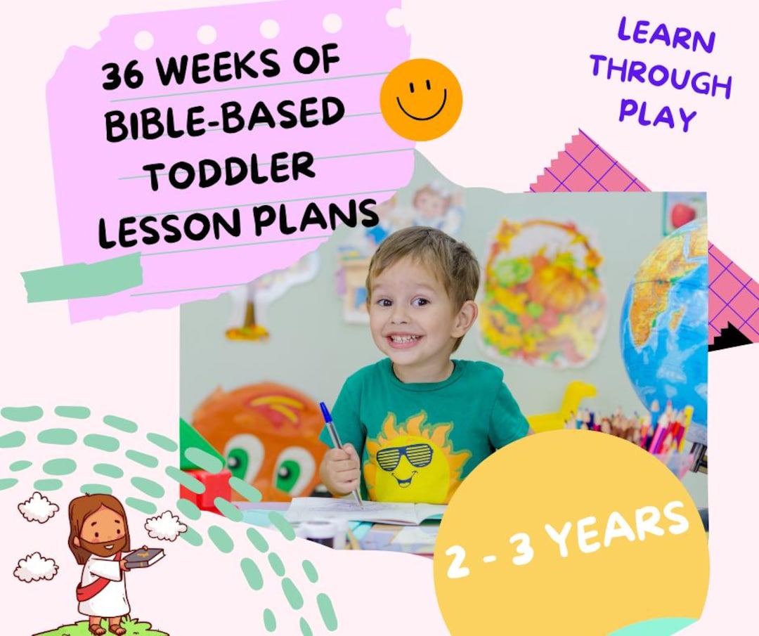 36 Weeks of Bible-based Toddler Lesson Plans | Christian Homeschool ...
