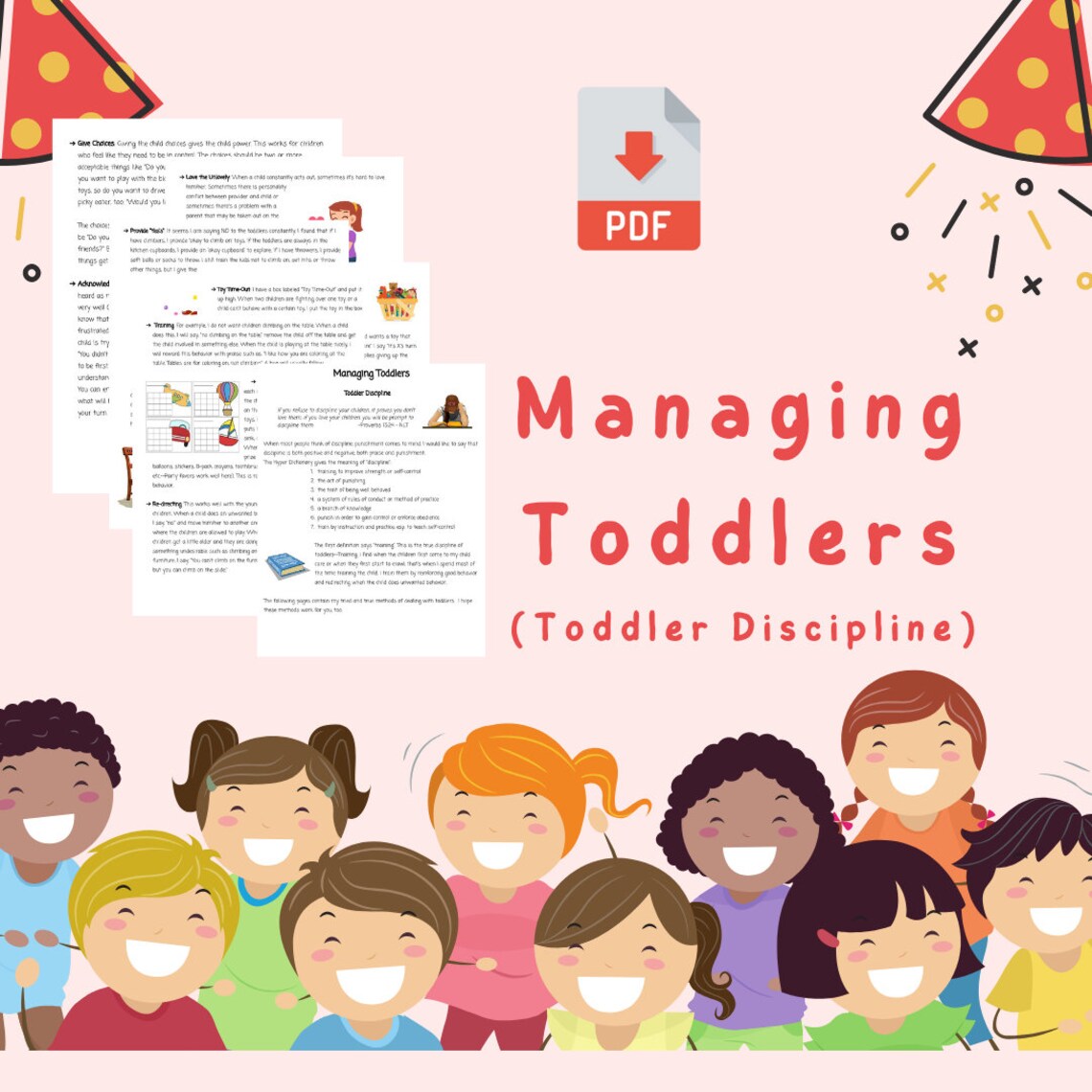 Managing Toddlers - Toddler Discipline - 6 Pages - Tried and True ...