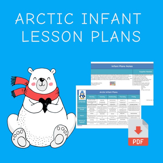 Arctic Printable Infant Lesson Plans for Baby Learning - Etsy