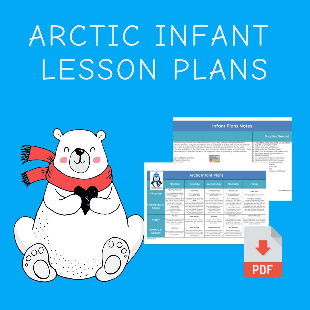 Arctic Printable Infant Lesson Plans for Baby - Learning Through Play ...