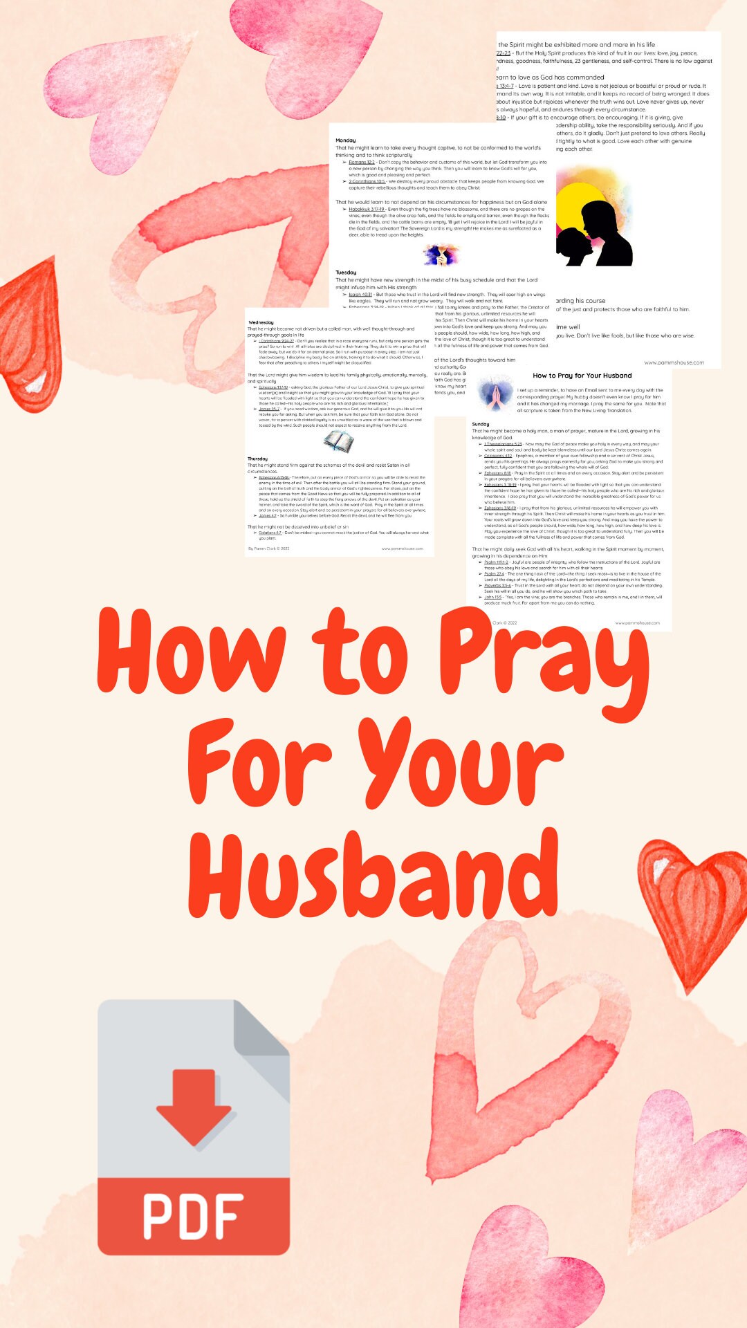 How to Pray for Your Husband - 7 Day Prayer and Scripture Plan - Etsy