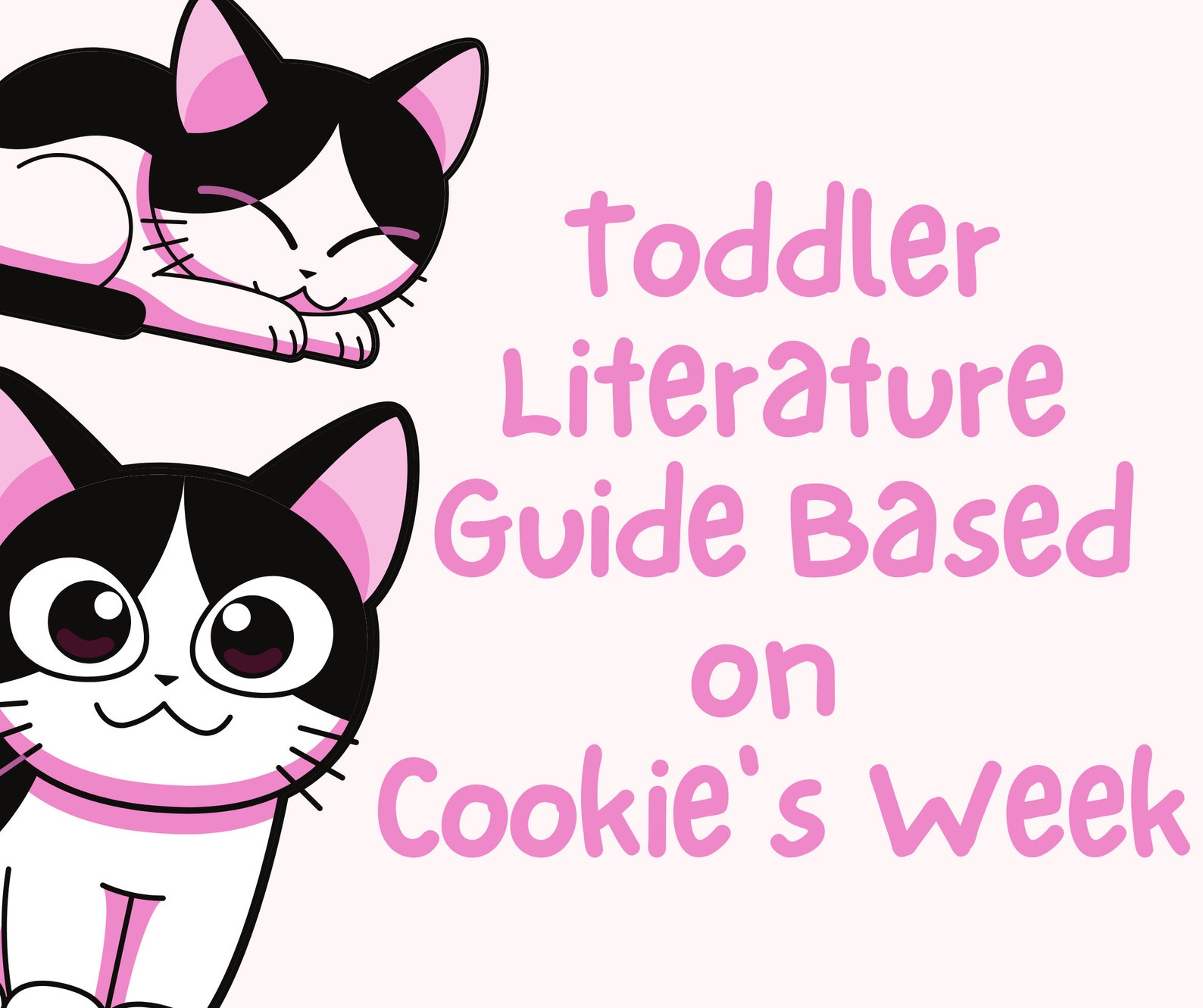 Printable Toddler Literature Guide Based on Cookie's Week by Cindy Ward ...