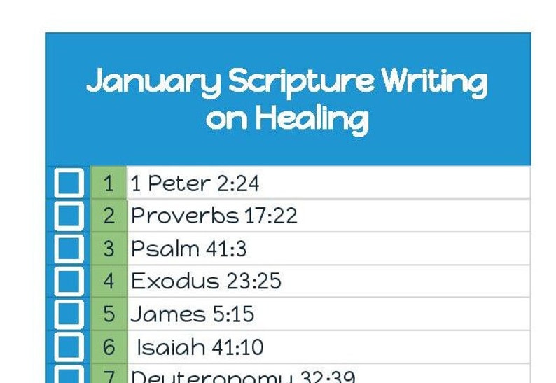One Year Scripture Writing Plan - Etsy