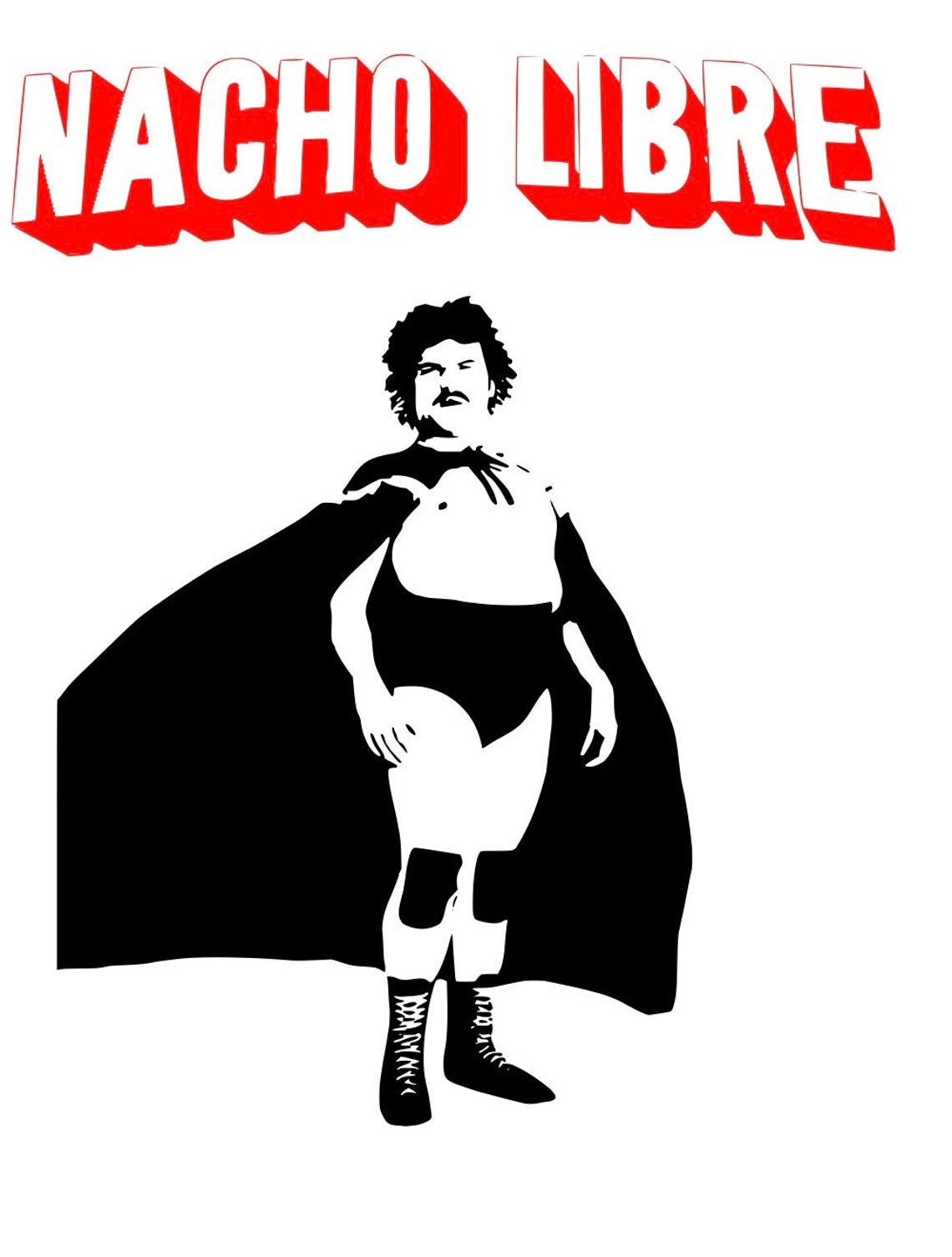 NACHO LIBRE SVG Bundle - Etsy