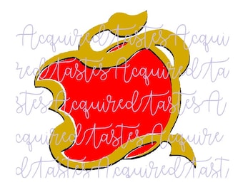 Descendants Inspired Apple SVG Digital Cut File | Etsy