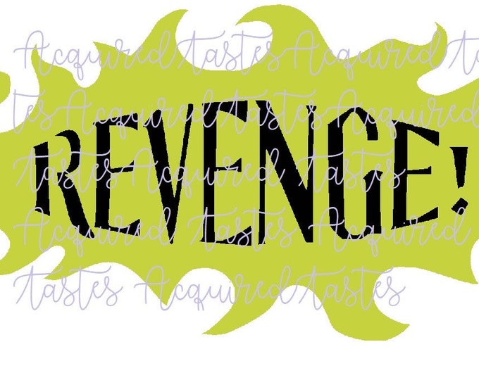 Revenge SVG - Etsy