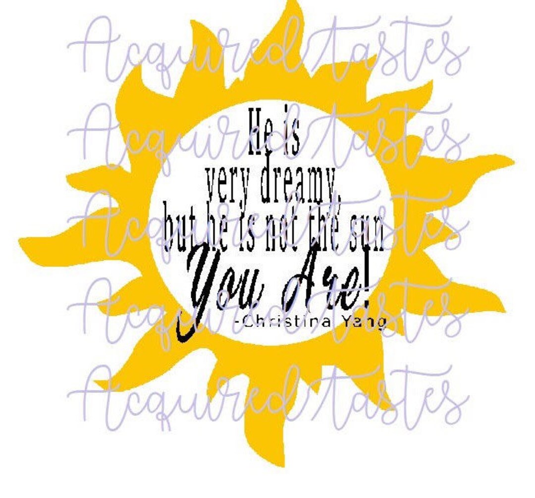 He is Not the Sun, You Are SVG Digital Download Grey's Anatomy - Etsy