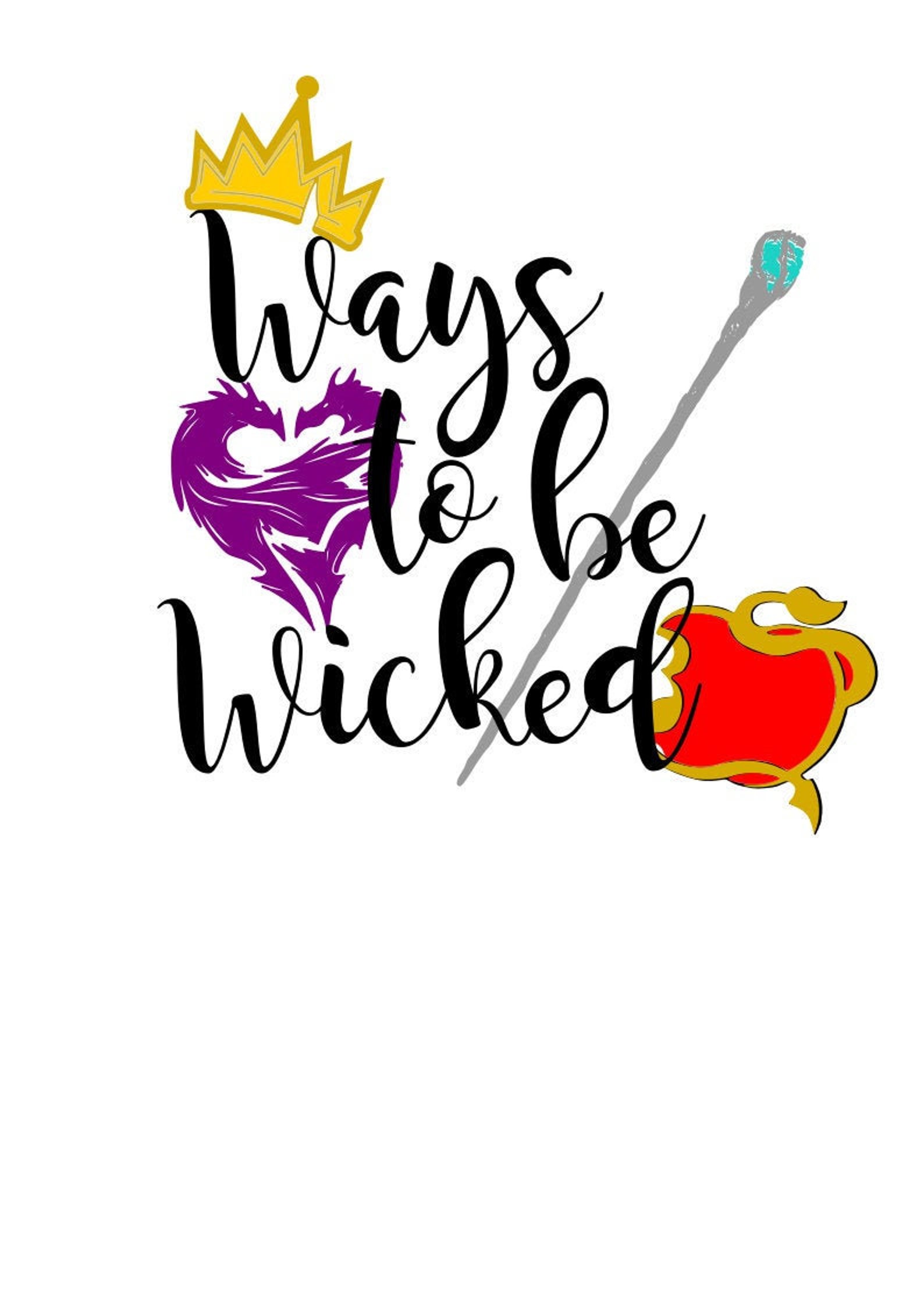 Descendants Inspired SVG and PNG file | Etsy