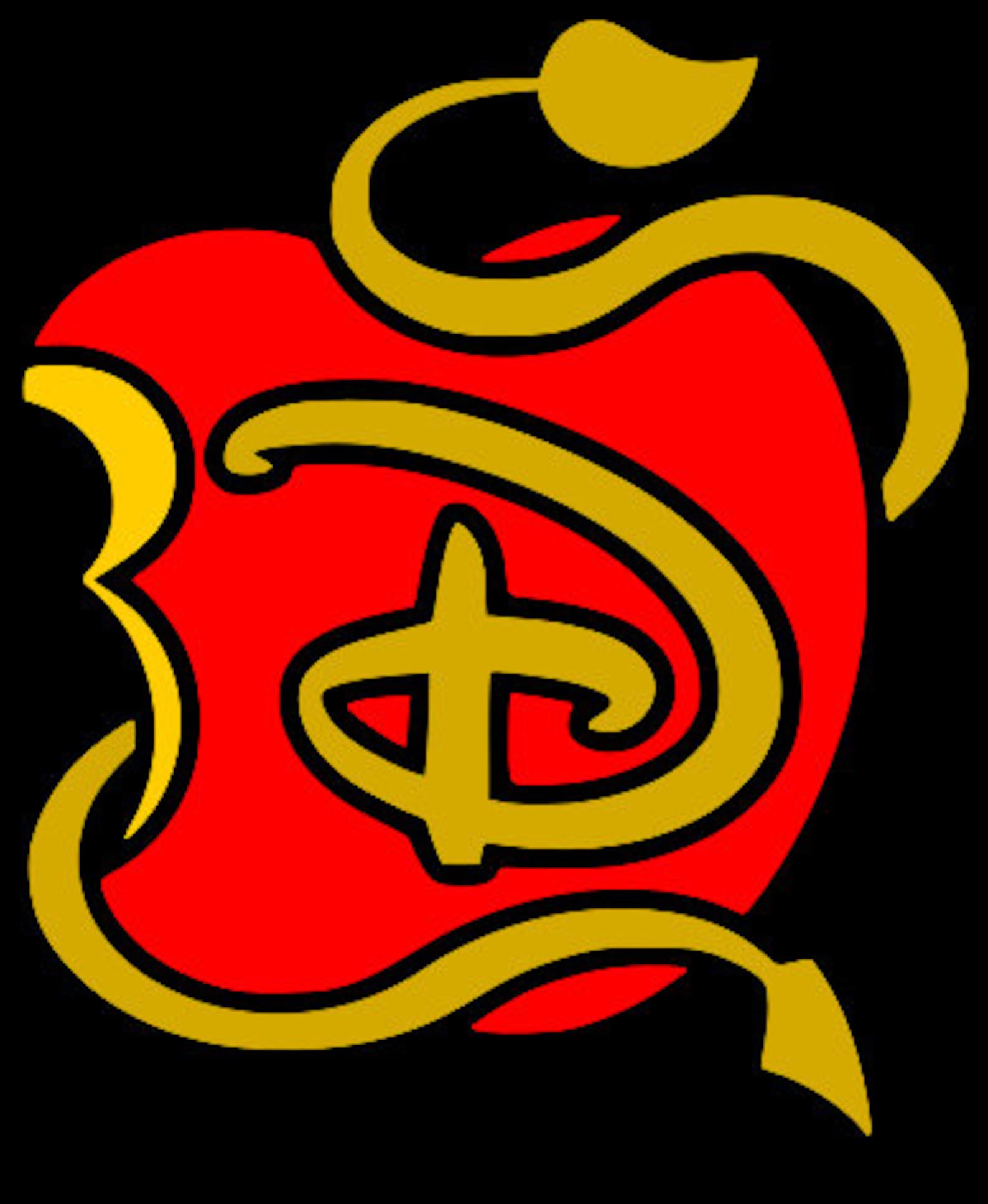 Descendants Inspired Apple SVG | Etsy