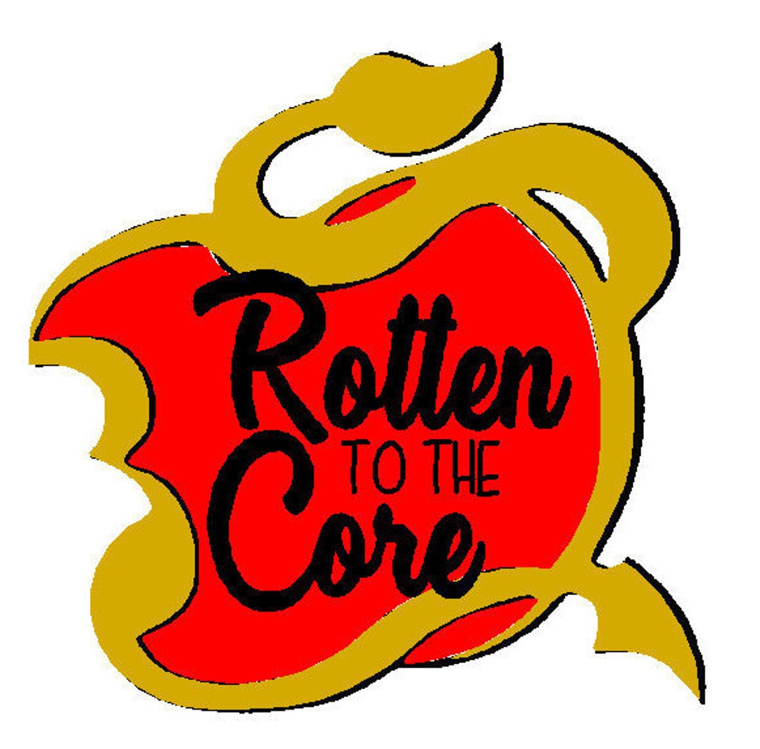 Descendants Inspired Apple SVG Digital Cut File - Etsy