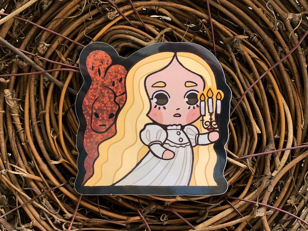 Crimson Peak Edith Glitter Vinyl Sticker - Etsy