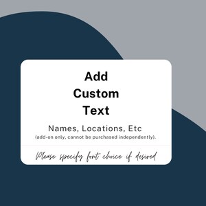 Custom Text Addition to Photo - Etsy