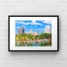Augusta Georgia City Art Print, Augusta Skyline, Georgia Art Print - Etsy