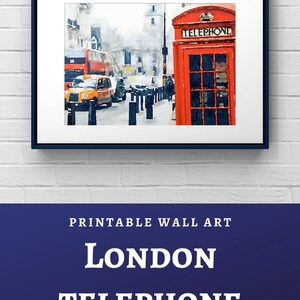 London Poster, London Print, London England, London Wall Art ...