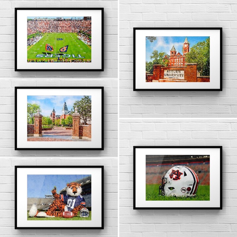 Auburn University Art - Etsy