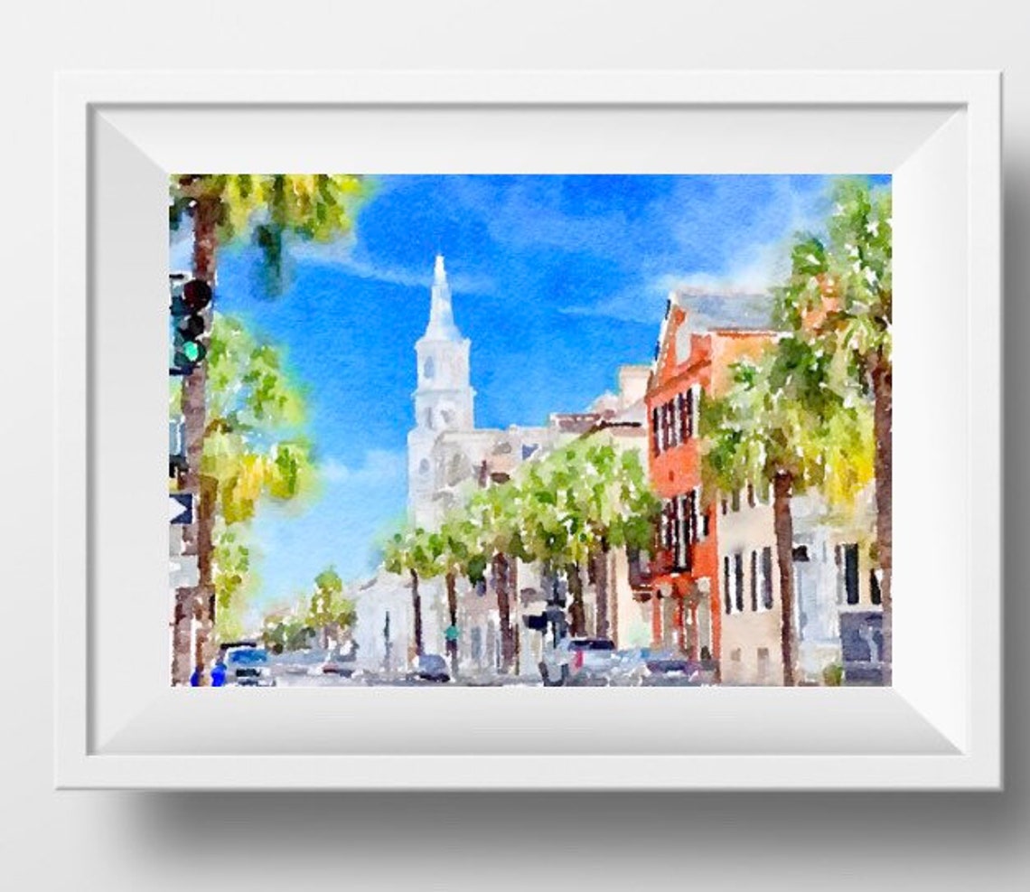Charleston Art Print Charleston Wall Art Prints Charleston - Etsy